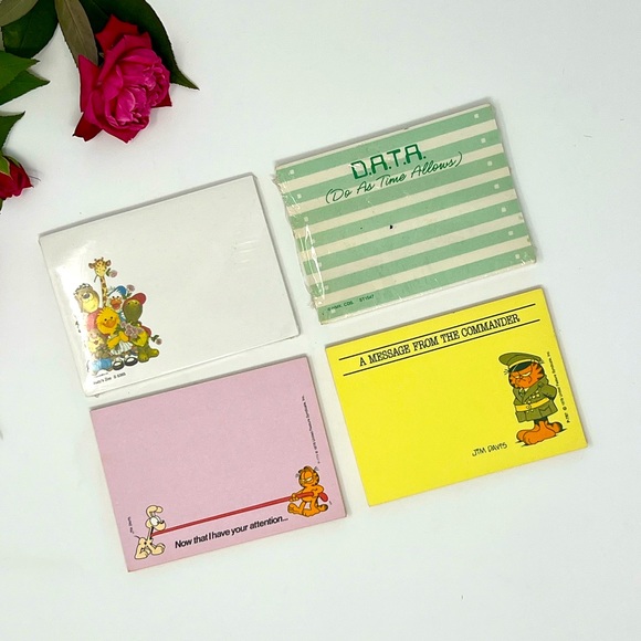 Hallmark | Office | Vintage Hallmark Postit Notes Stationary 978 ...